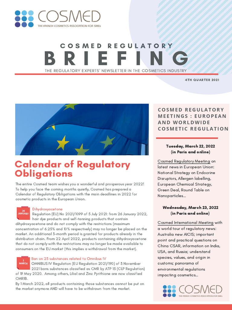 Cosmed Regulatory Briefing q2 - 2021 | PDF