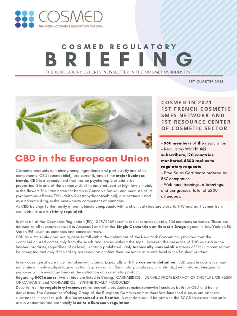 Cosmed Regulatory Briefing q1 2022 | PDF
