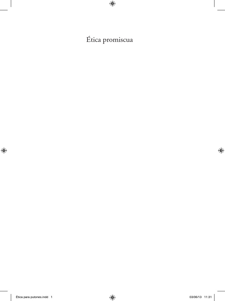 Etica Promiscua | PDF