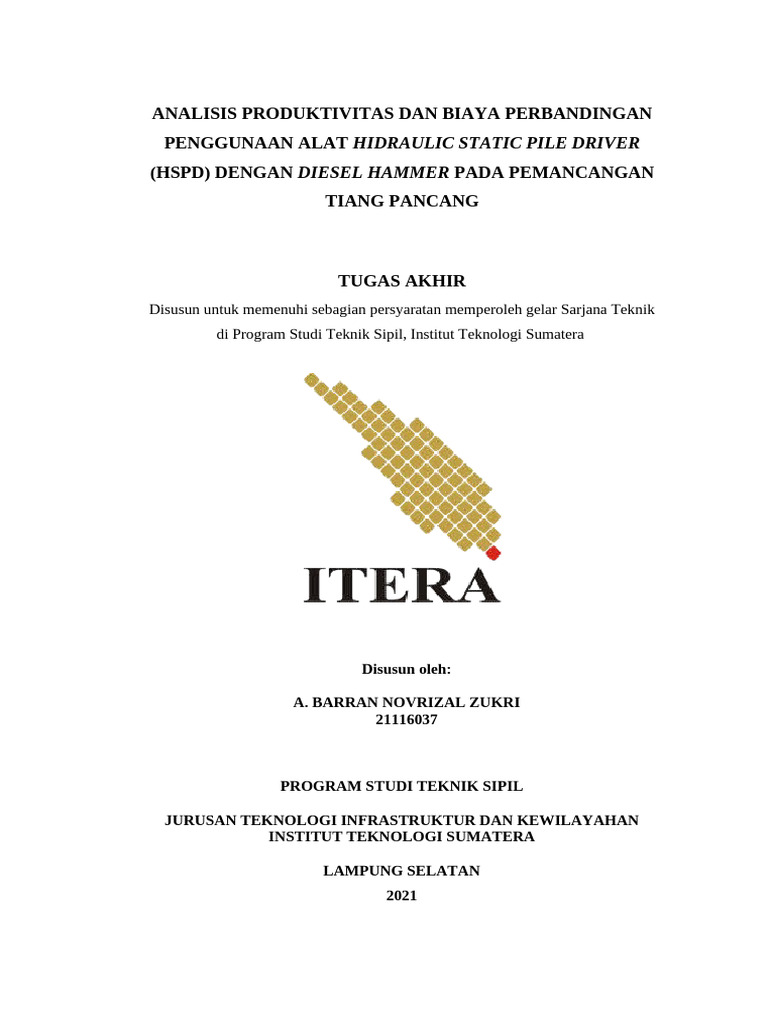 Revisi Semhas 1 Produktivitas Perhari | PDF