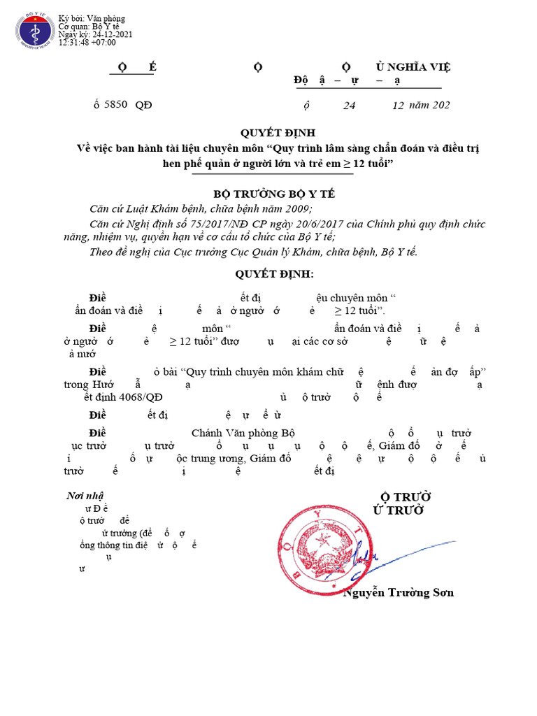 Syt - Binhdinh - VT - Van Thu SYT Binh Dinh - 24/12/2021 14:43:48 | PDF