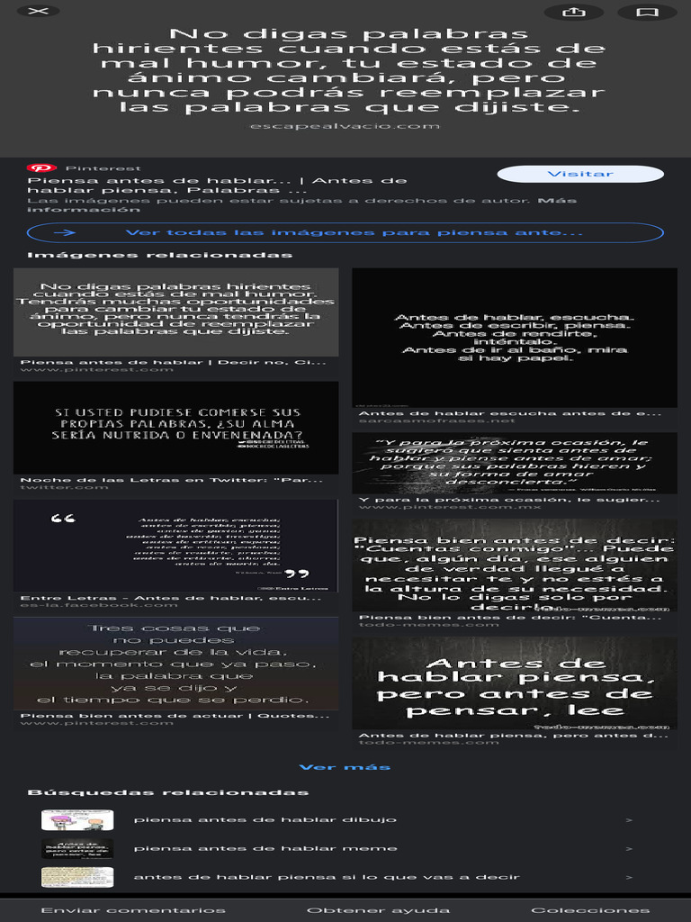 Piensa Antes de Hablar - Buscar Con Google | PDF