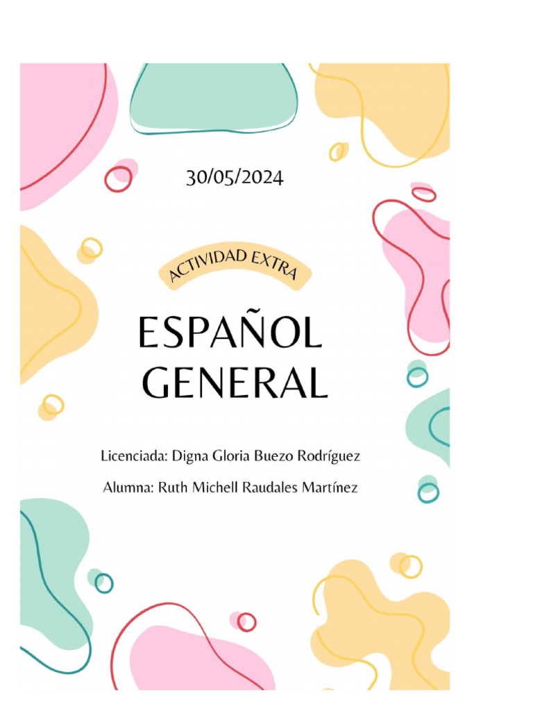 Tarea Actividad Extra | PDF