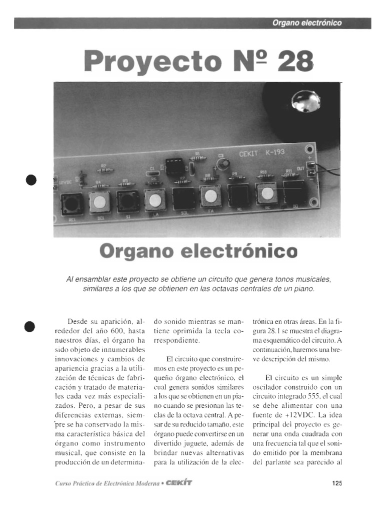 ORGANO ELECTRONICO | PDF