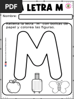 Actividades Educativas con la Letra M | PDF | Fonética | Lingüística