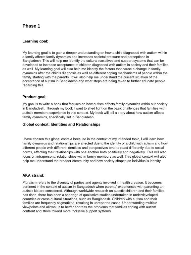 Personal Project Phase 1 2 and 3 Draft | PDF