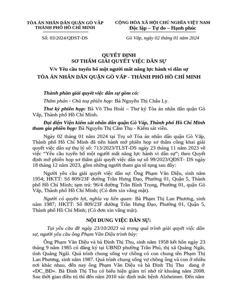 QD Dieu Thu | PDF