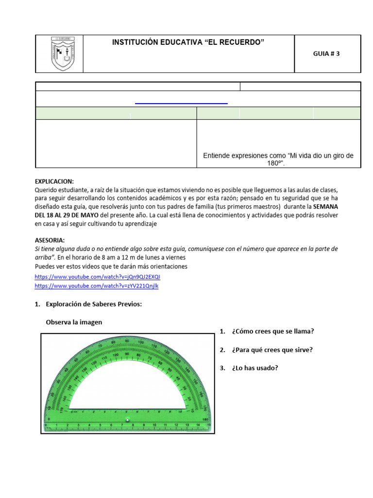 Guia De Matematicas 3 Grado 4 Pdf