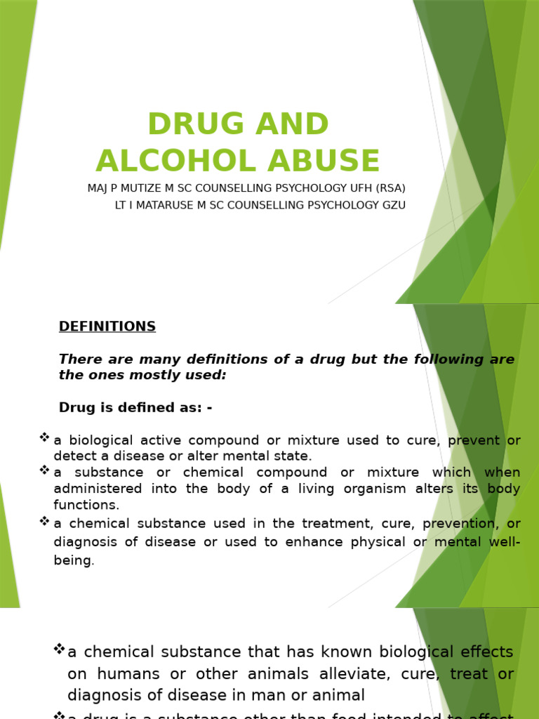 Drug Presentation | PDF