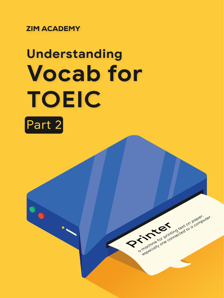 Understanding Vocab For TOEIC 2 | PDF