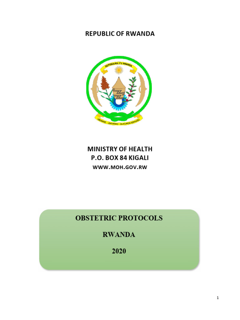 Obstetrics Protocol 19032020 | PDF