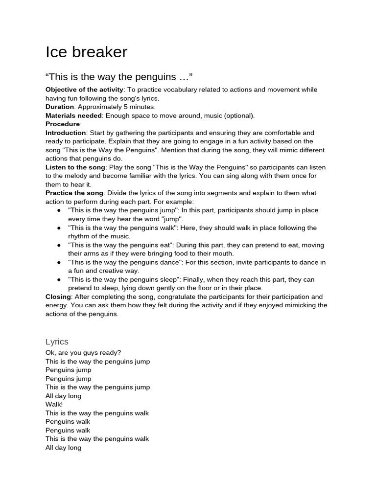 Ice Breaker | PDF | Art