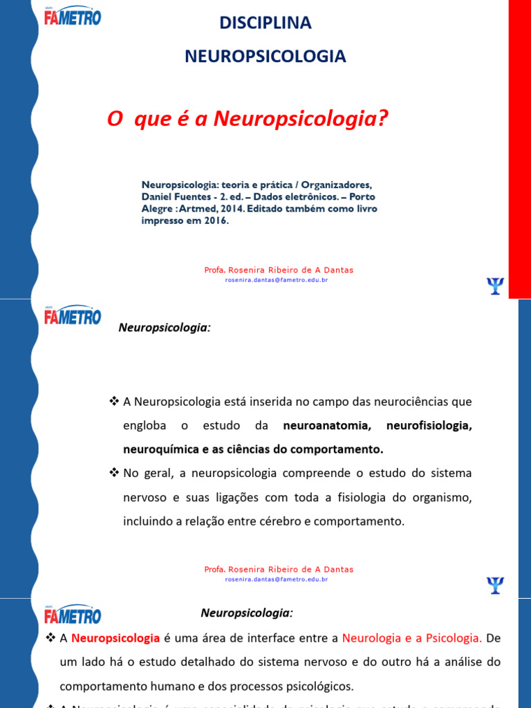 Aula 3 - o Que É A Neuropsicologia | PDF