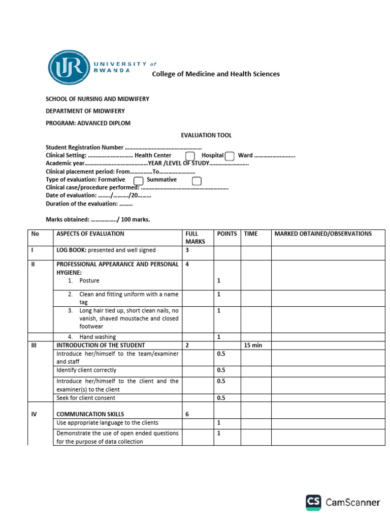 2023 Mid Evaluation Tool | PDF