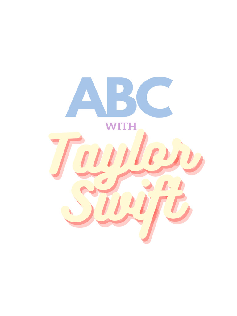 Abc Taylor Swift | PDF