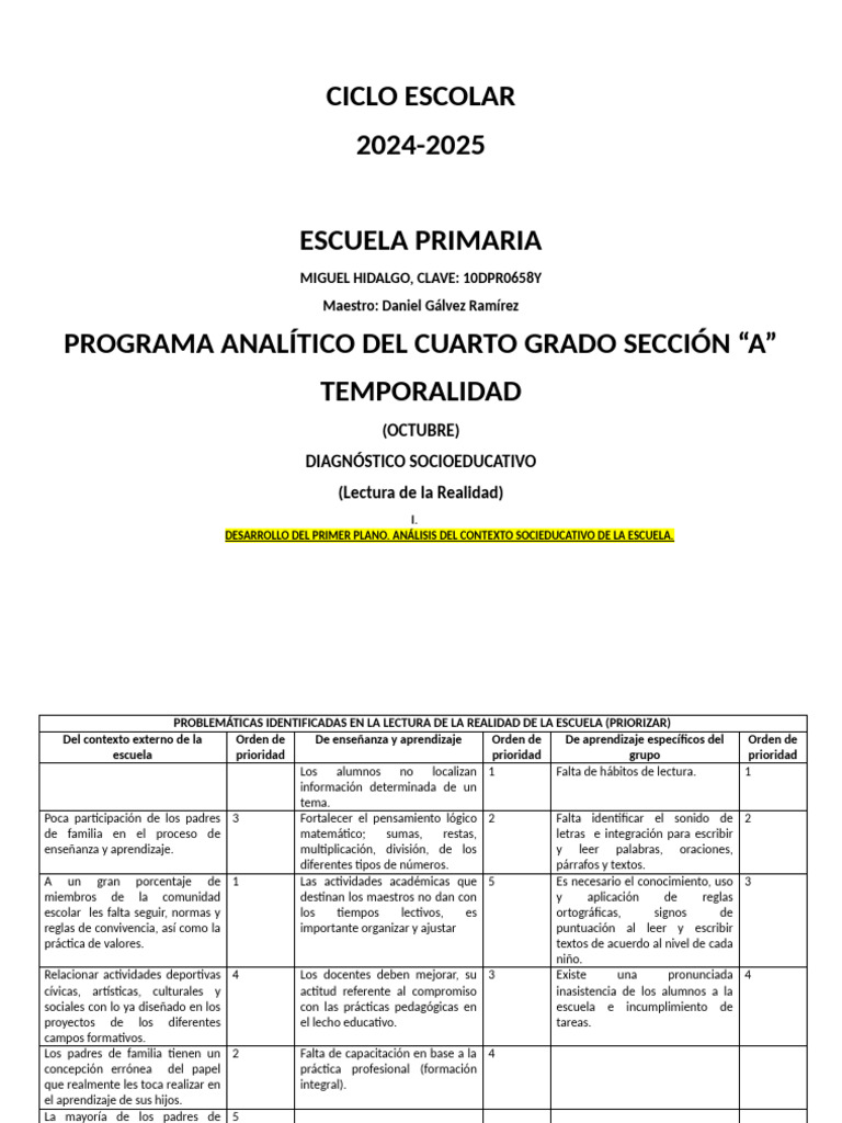 3. PROGRAMA ANALÍTICO DE GRUPO FORMATO (1)-1 | PDF