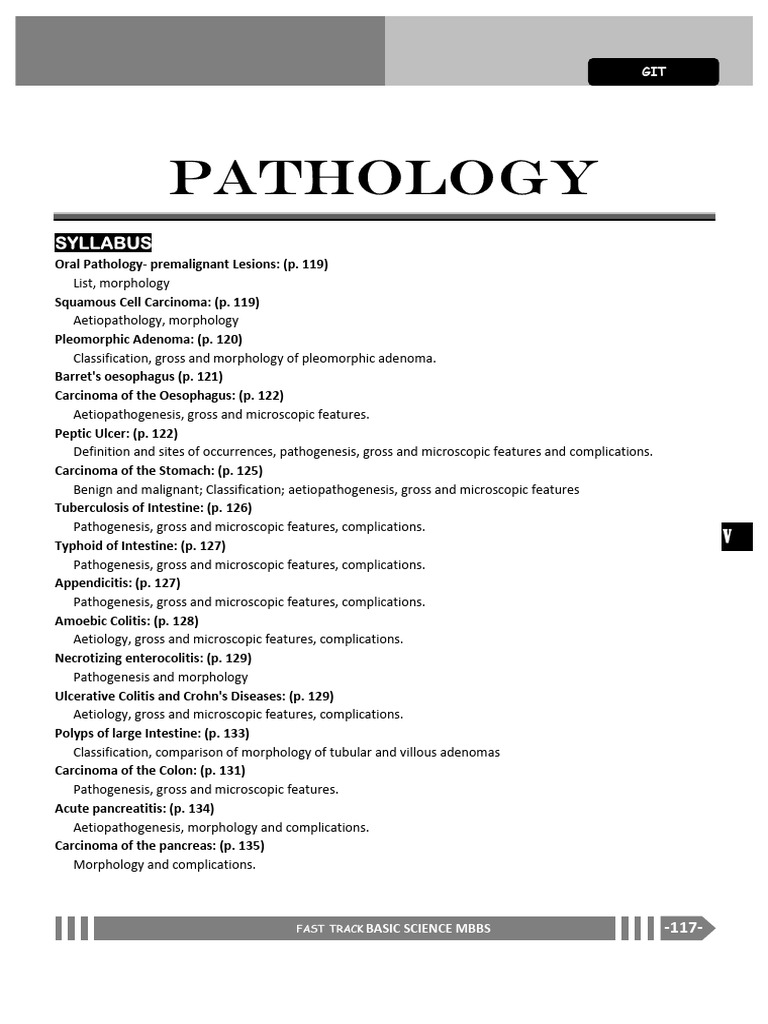 Pathology - Fasttrack Nepal | PDF