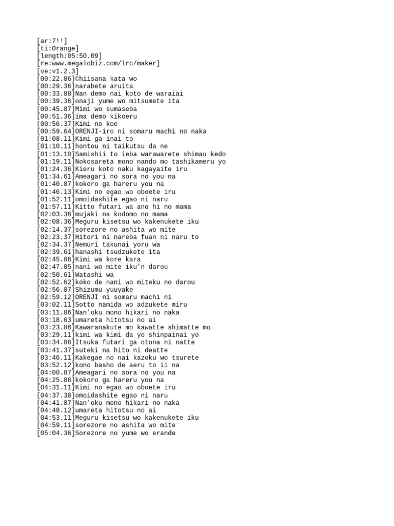 Orange by 7!! | PDF | Games & Activities | Technology & Engineering