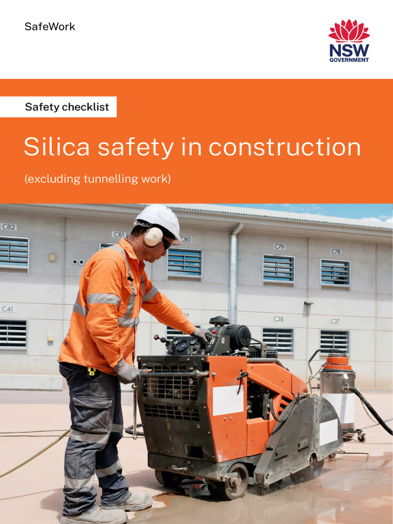 Checklist Silica Safety in Construction | PDF | Personal Protective ...