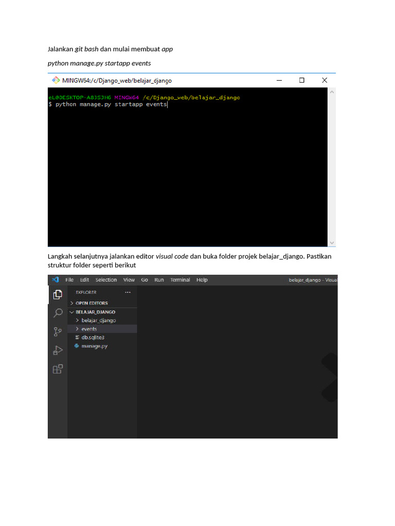 Startapp Django | PDF