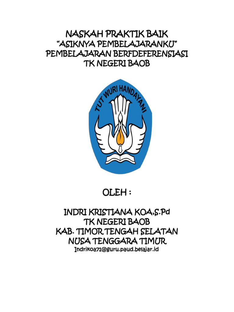 Contoh Naskah Praktik Baik - Ibu Indri Kristiana Koa | PDF | Karier & Perkembangan