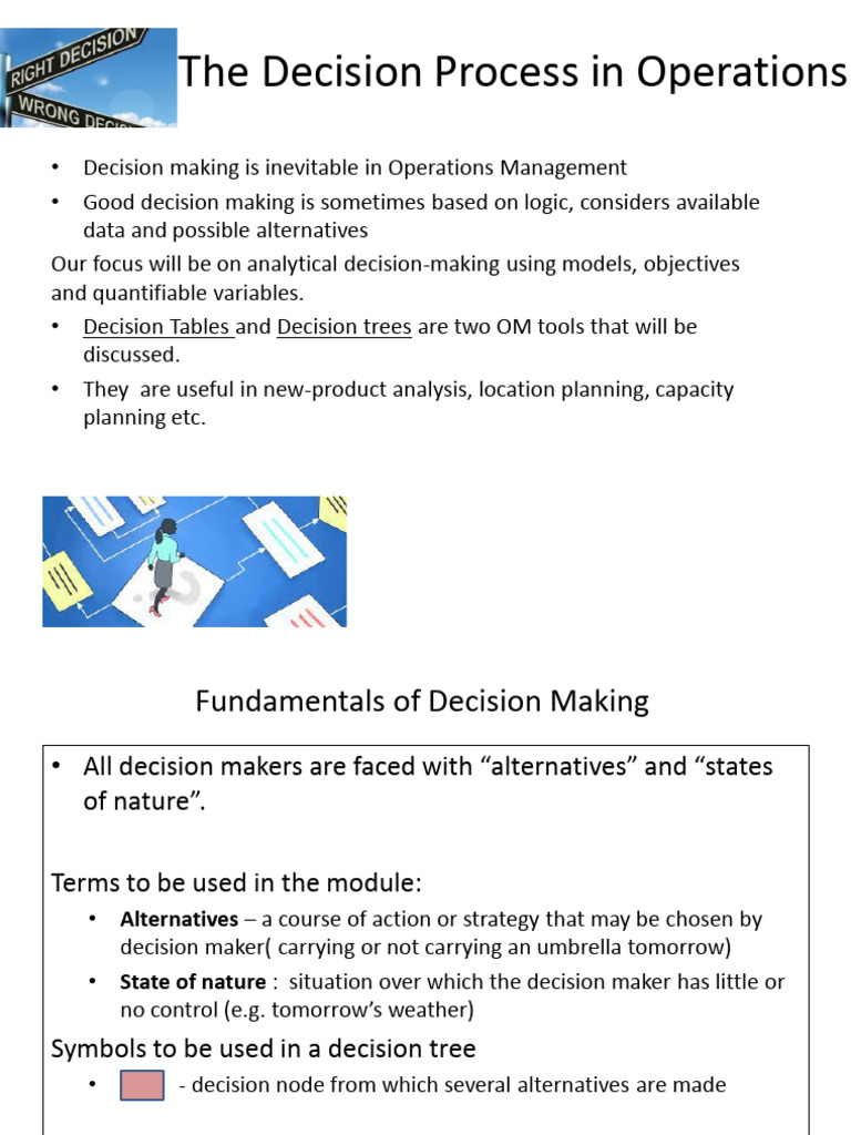 Lecture 4 Decision Making Tools | PDF | Probability | Computers