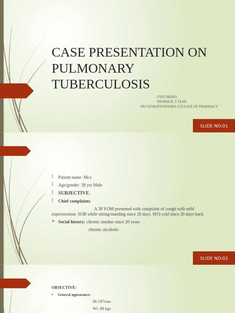 2 Pulmonary Tuberculosis | PDF | Tuberculosis | Pneumonia