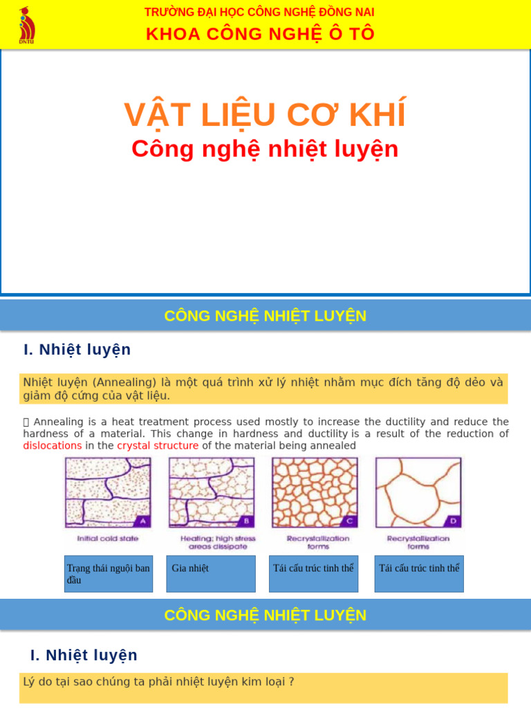 Chương 7 Cong Nghe Nhiet Luyen | PDF