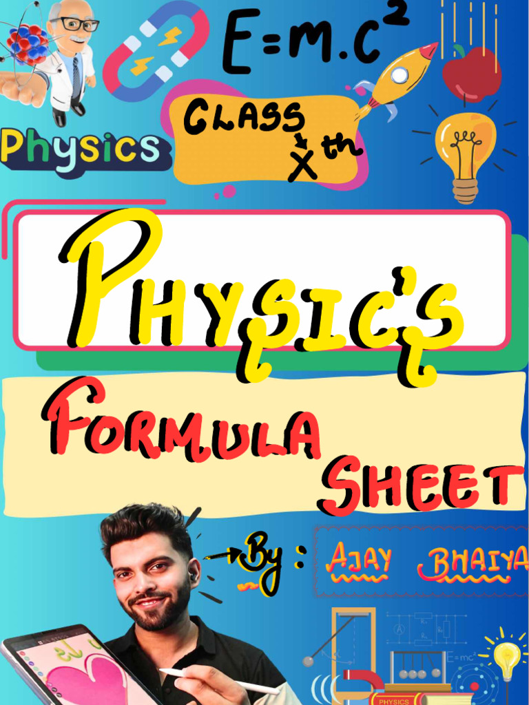 Class 10 Physics Formula Sheet | PDF