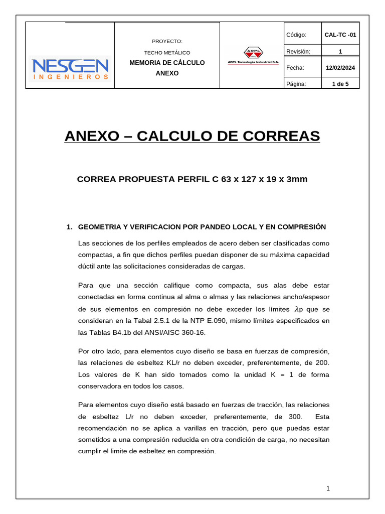 Anexo Correas | PDF