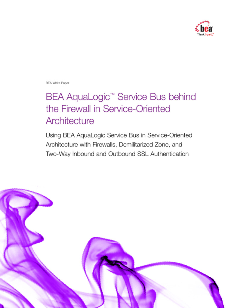 Aqualogic Service Bus Firewall | PDF