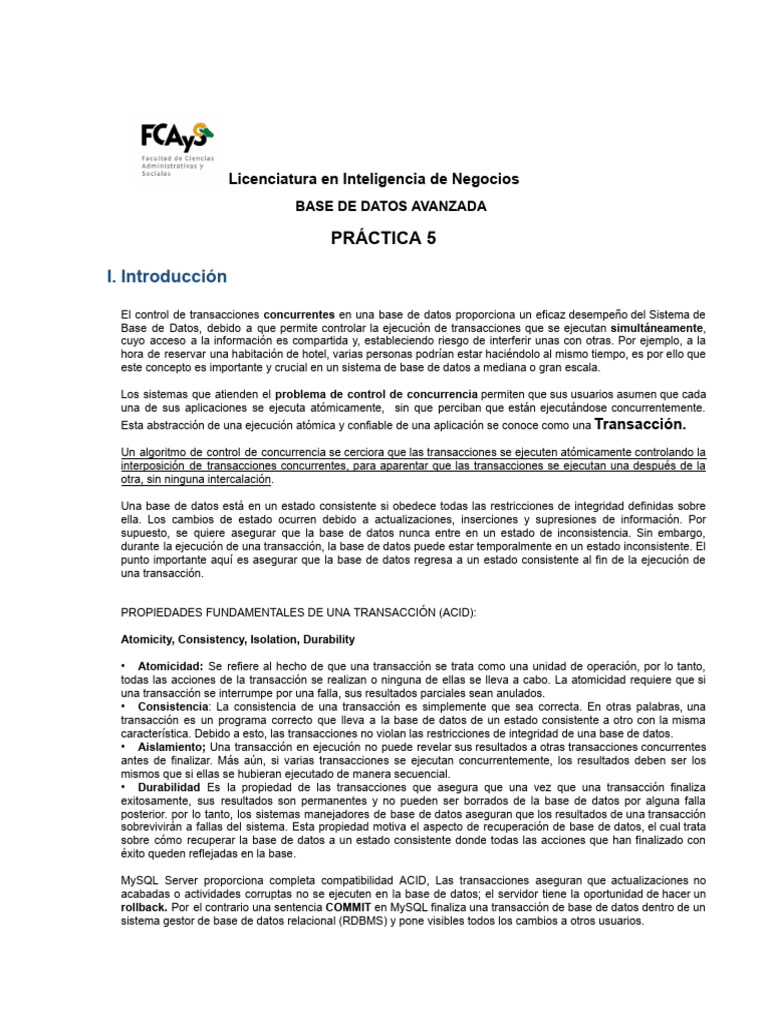 Practica 52023 BDA | PDF