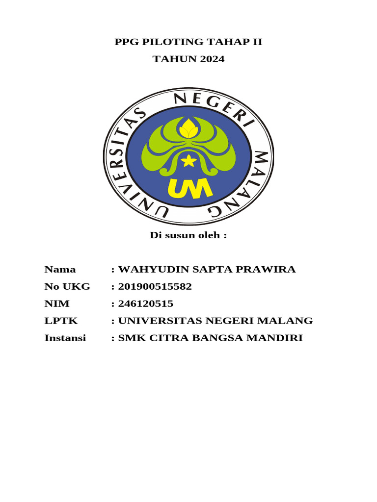 Kerja PPG Piloting Tahap Ii | PDF