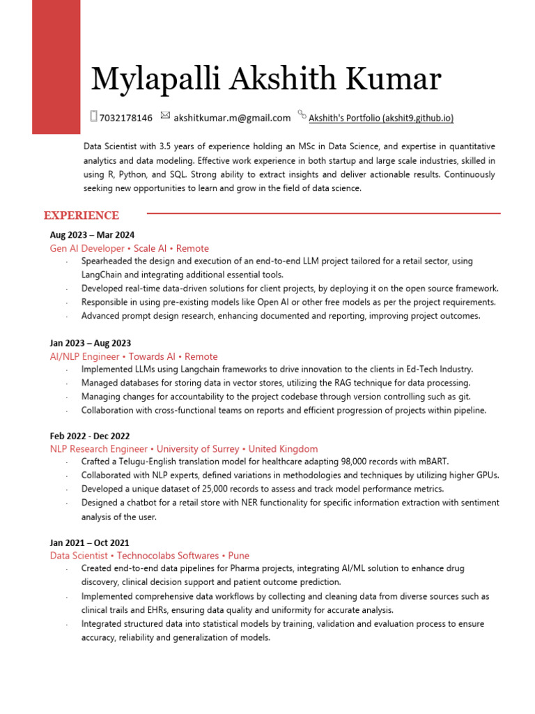 Mylapalli Akshith Kumar | PDF