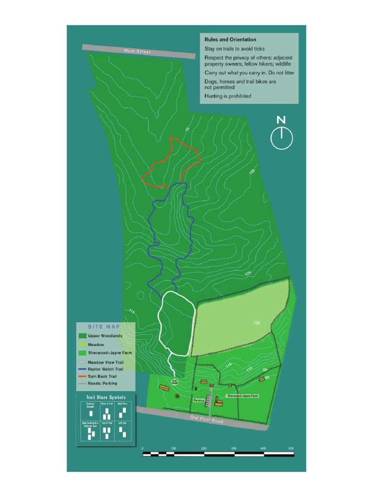PLI Stewardship Sherwood Jayne Nature Trail Map Map | PDF