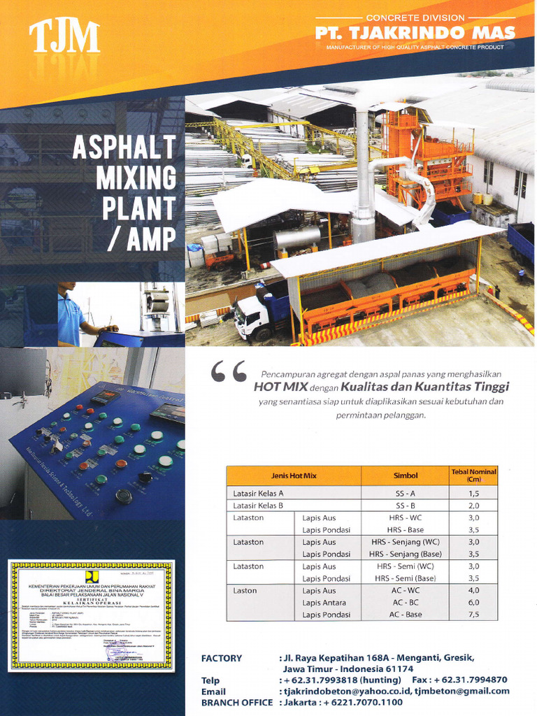 Brosur Asphalt | PDF