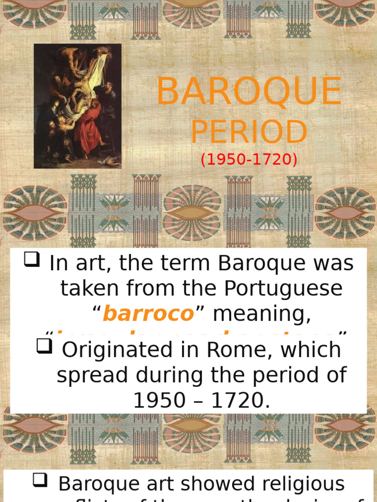 Baroque Period | PDF