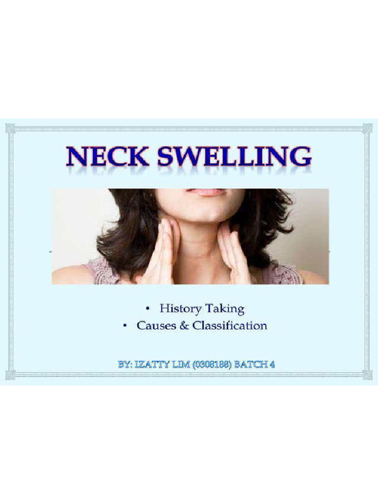 Neck Swelling | PDF