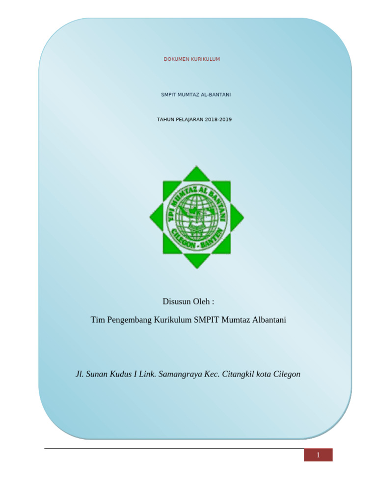 CNTH Kurikulum SMP It | PDF