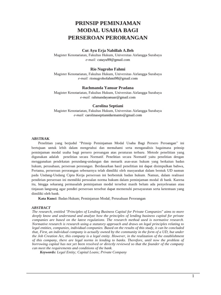 Jurnal Cut Rio | PDF