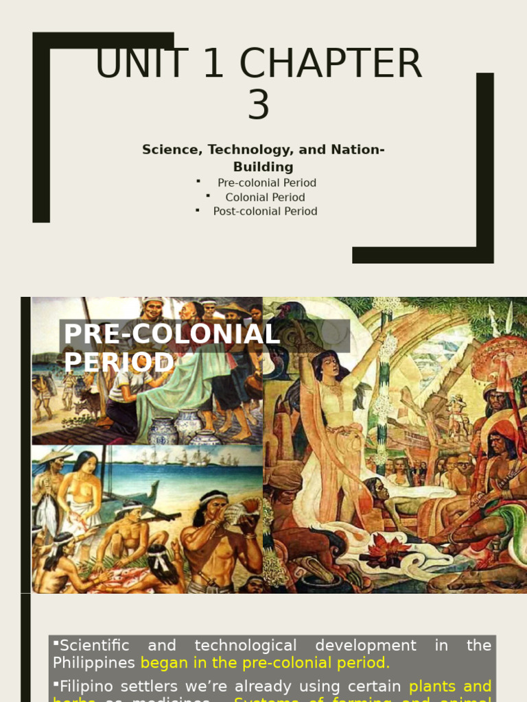 UNIT I Chapter 3 Science, Technology, and Nation Building | PDF