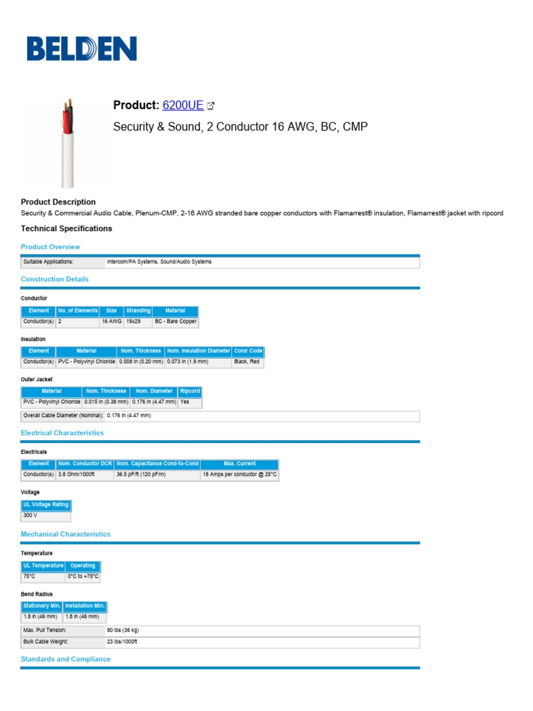 6200UE Techdata | PDF