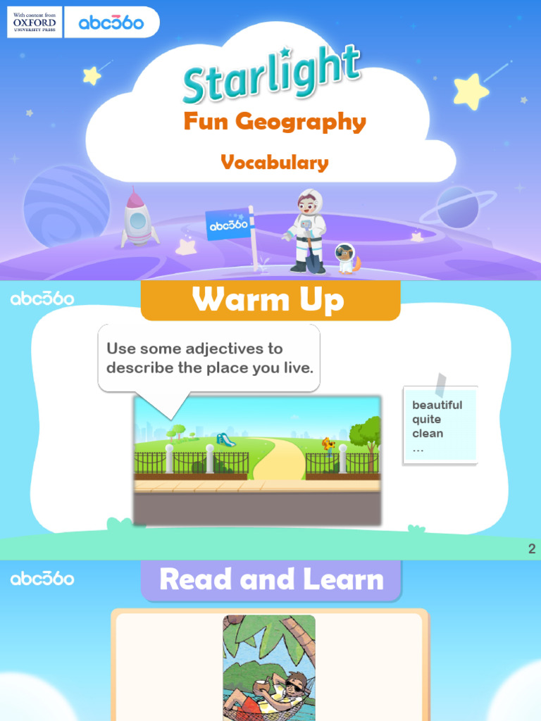 Unit 7 Lesson 1 Fun Geography Vocabulary | PDF