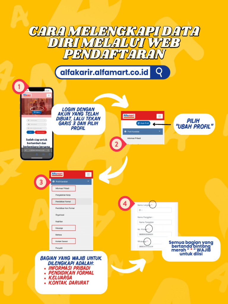 Tutorial Pelengkapan Data Diri | PDF