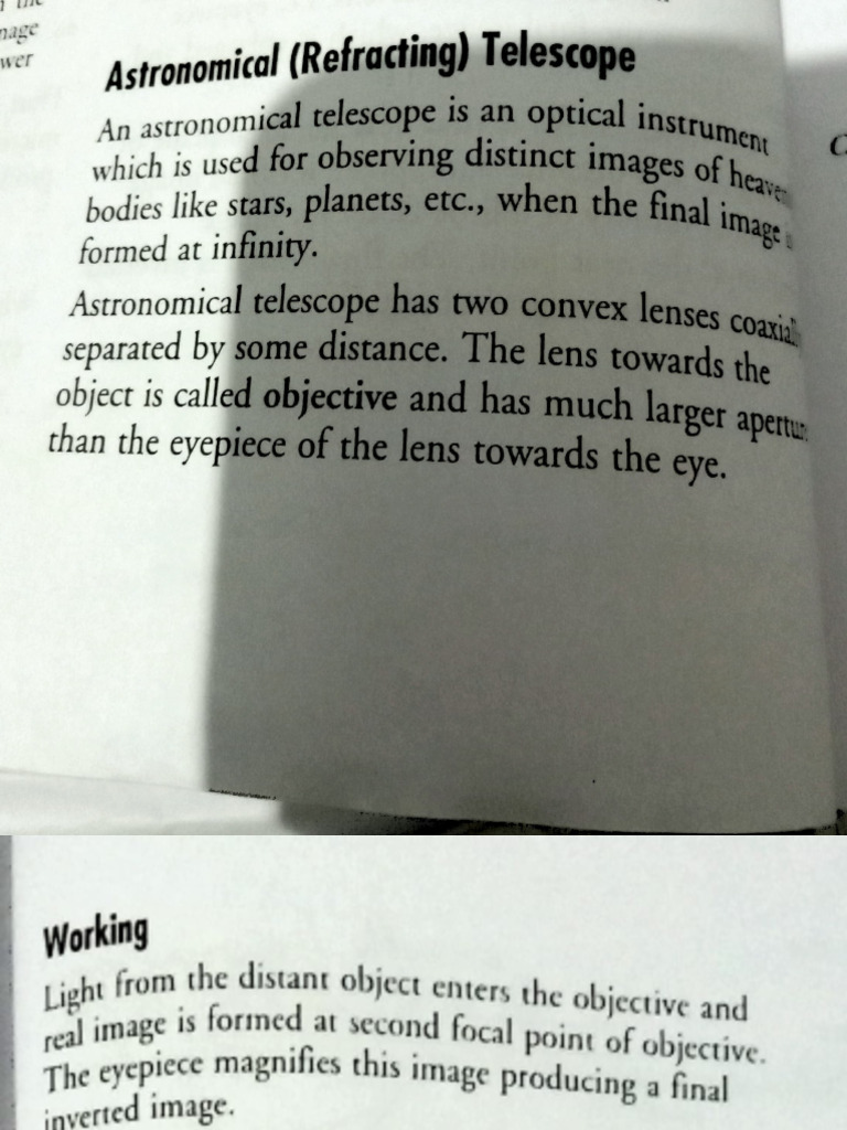Understanding Astronomical Telescopes | PDF | Laboratory Equipment ...
