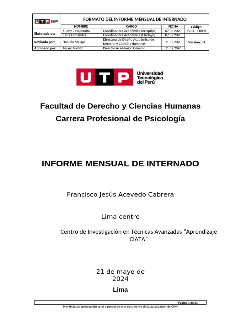 Informe Acevedo Pdf