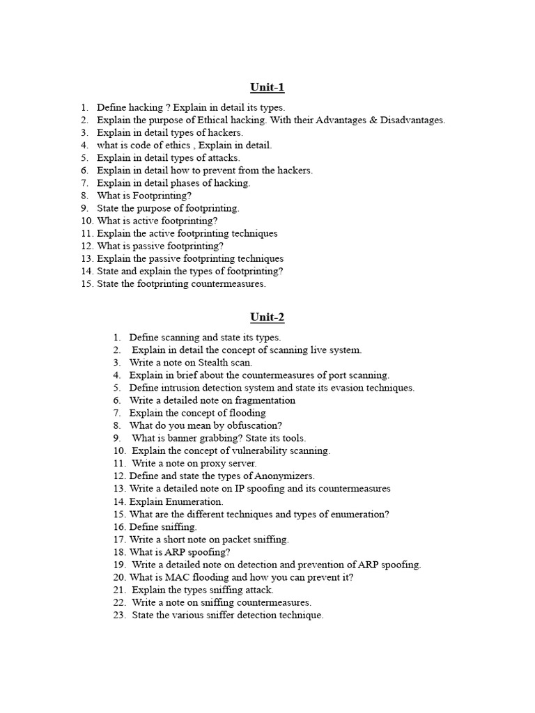 QB-unit1,2,3,4,5 | PDF