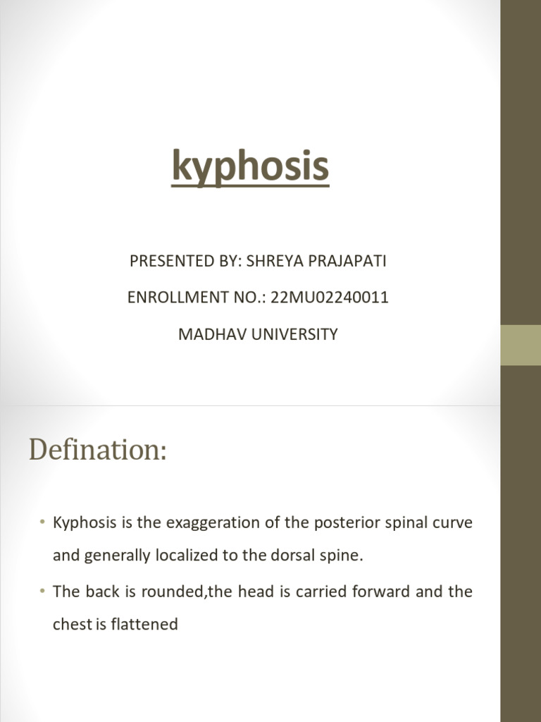 Kyphosis | PDF