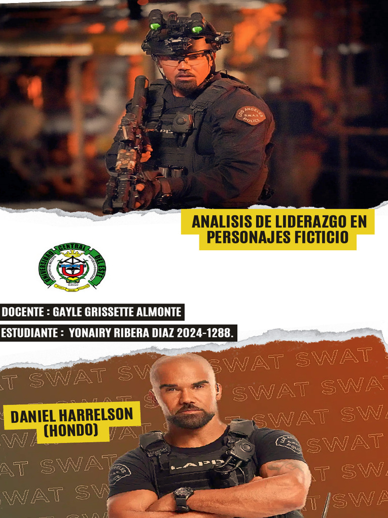 Análisis de Liderazgo en Personajes Ficticios (Daniel Harrelson - Hondo S.W.A .T) | PDF | Liderazgo