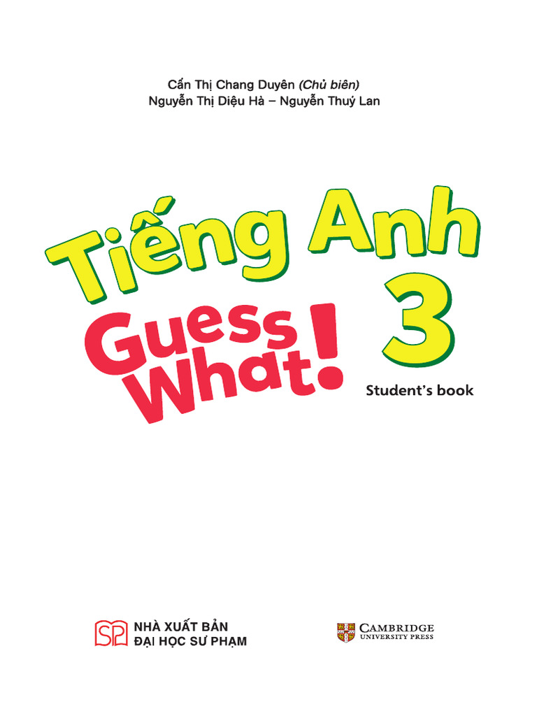Tiếng Anh 3- Guess What | PDF